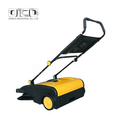 Walk behind manual sweeper / small street  sweeper / road sweeper machine