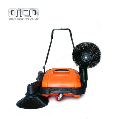 OR-MS92 manual road sweeper / industrial street sweeper / walk behind  street sweeper