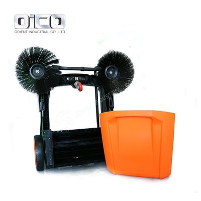 OR-MS92 manual road sweeper / industrial street sweeper / walk behind  street sweeper
