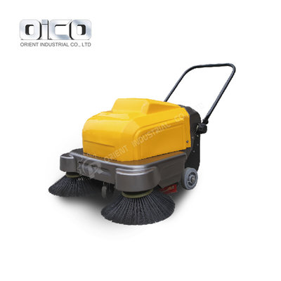 OR-P100A street sweeping equipment/ manual outdoor push sweeper/ electric sweeping sweeper