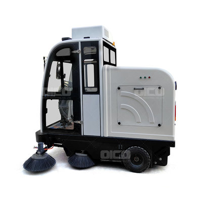 E800LD airport runway sweeper truck  totally enclosed street sweeper self discharge sweeper
