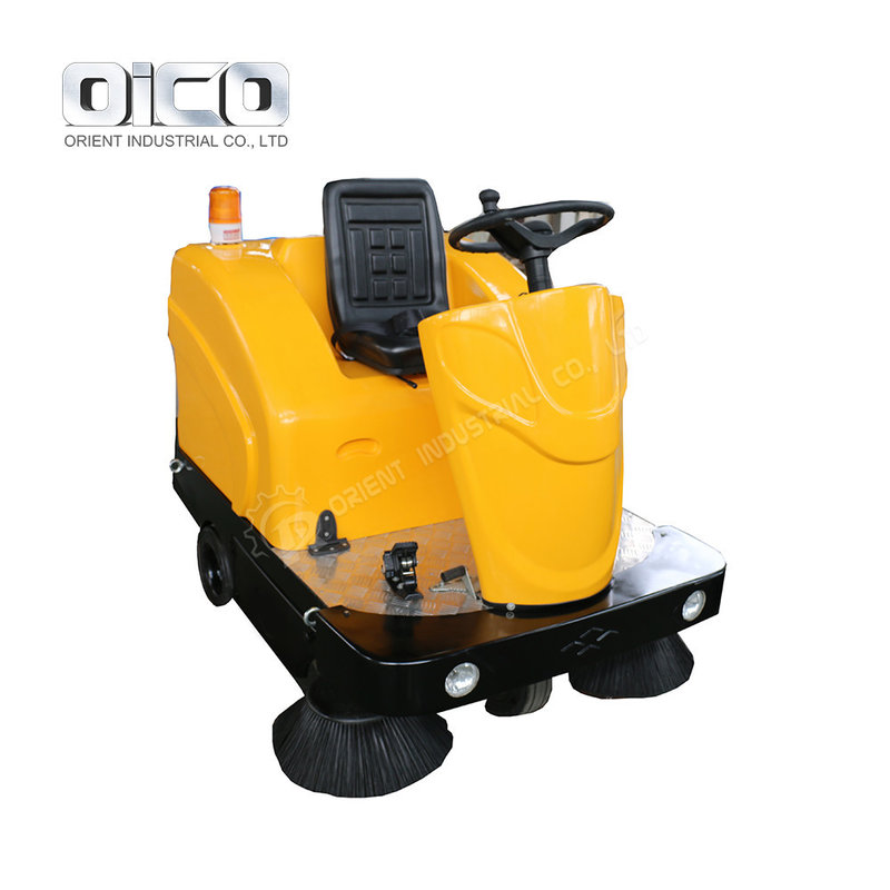 OR-C200 vacuuming rotary brush ground cleaning machine battery electric cleaner vacuum street sweeper