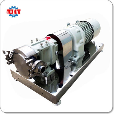 food grade stainless steel sanitary level 304 316 316L lobe transfer pump