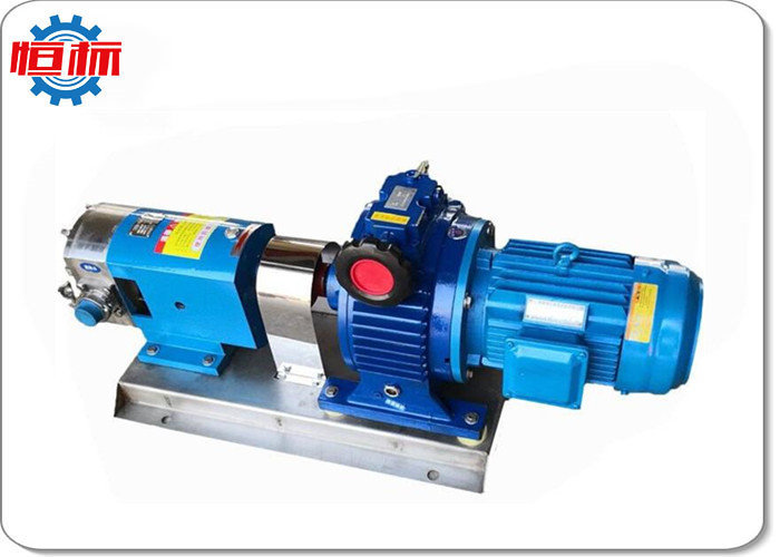High Pressure Rotor Lobe Pump Variable Speed Box For Dosage Filling Machine