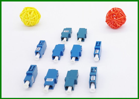 Female to Female SC LC FC Fixed Optical Attenuator for SM Fiber , 3dB 5dB 7dB 10dB
