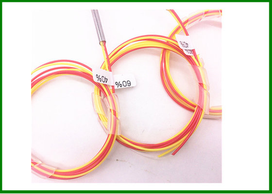 40:60 SM G57A1 1*2 Single Mode Fiber Coupler Optical Splitter yellow cable for PON system