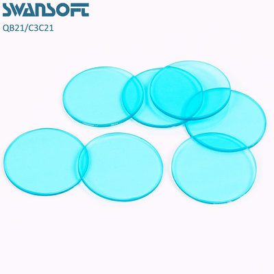 China Customized 450-700nm QB17 long pass optical glass blue light filter supplier