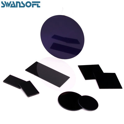 CE ZJB260 260-340nm UV short pass circular optical black filter supplier