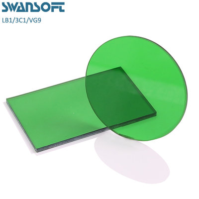 520nm IR cutoff short pass selection absorption Green optical glass  Filter LB3 supplier