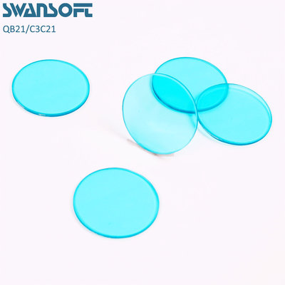 Customized 450-700nm QB17 long pass optical glass blue light filter supplier