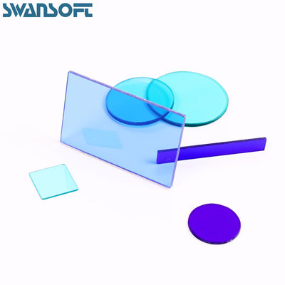 Qb2,qb3,qb12,qb21,qb24,qb39 Optical Glass Blue 460nm Long wave pass filter supplier