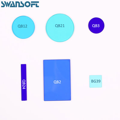 Qb2,qb3,qb12,qb21,qb24,qb39 Optical Glass Blue 460nm Long wave pass filter supplier