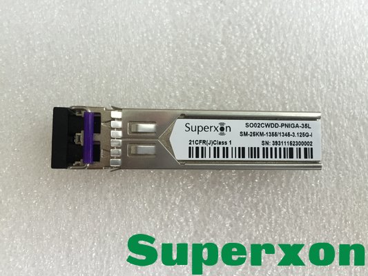 SMF I-temp SFP Optical Module 20km HCWDM 6WL  , Fiber Optics Transceiver