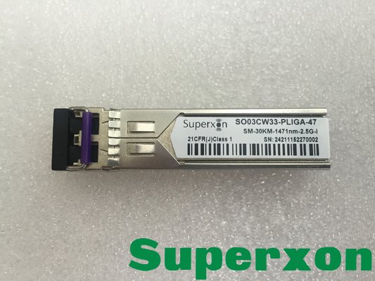 Full Compliance SFP Optical Transceivers 40 km 1550nm For 1000Base-LX