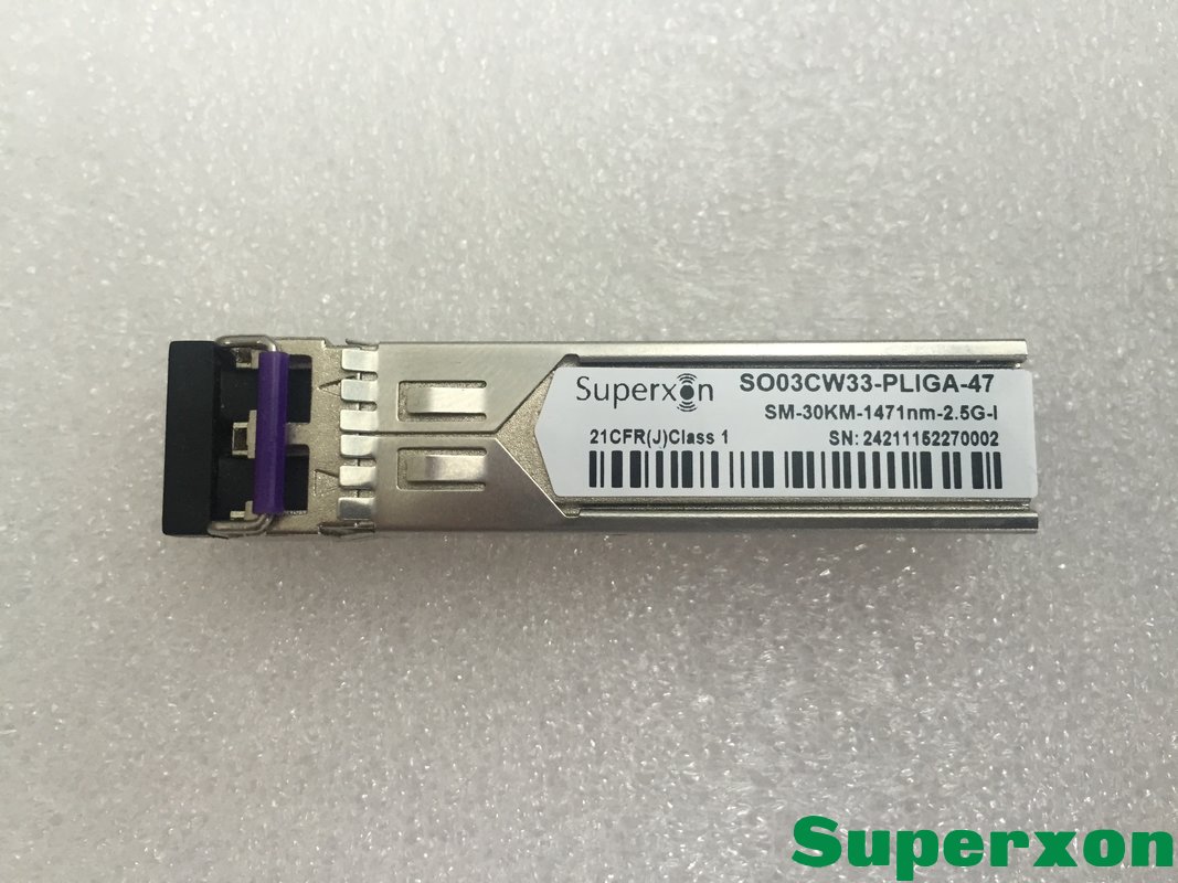 Full Compliance SFP Optical Transceivers 40 km 1550nm For 1000Base-LX