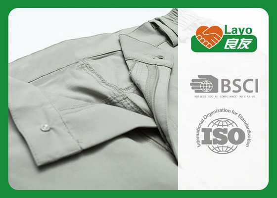 Male / Female Quick Dry Pants Stretchable With Elastic Skin Friendly