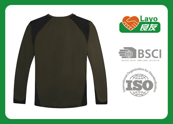 Outside Breathable Quick Dry Shirts Long Sleeve For Running / Hunting