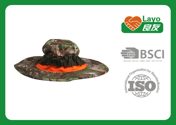Military Style Waterproof Hunting Hat , Camo Fishing Hat Sunshade 