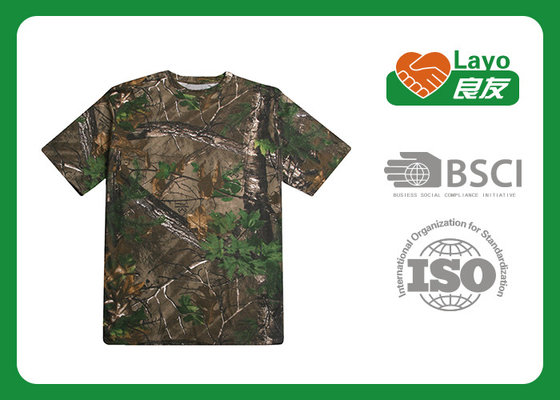 L-57 Anti Bacterial Womens Camo T Shirt Outdoor For Bodybuilding