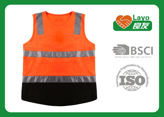 Multi Function Traffic Safety Vest , Reflective Work Vest Quick Dry