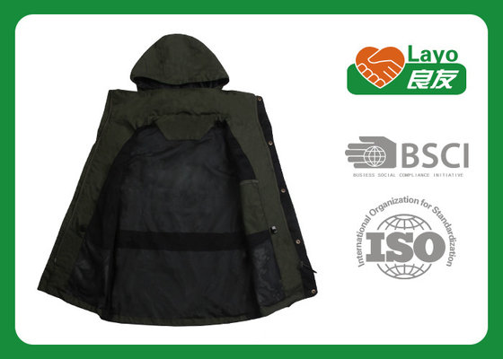 Olive Color Outdoor Softshell Jacket Multi Function For Adults