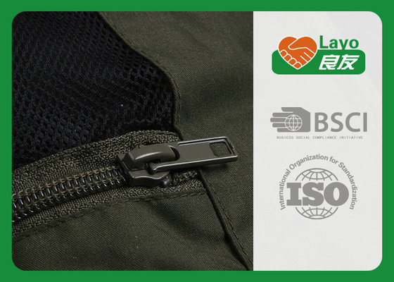Olive Color Outdoor Softshell Jacket Multi Function For Adults