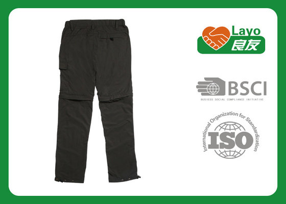 Layo Mens Convertible Hiking Pants Removable For Spring / Autumn