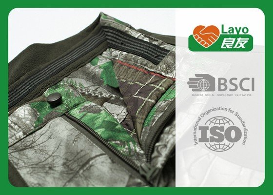 100% Polyester Mossy Oak Brush Camo Pants Waterproof For Hiking