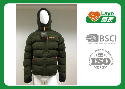 Double Layer Warm Down Jacket Removable Hood Waterproof For Hiking / Running