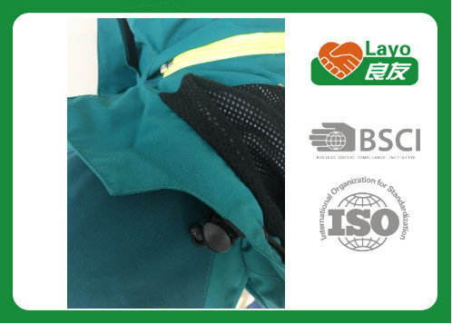 Outdoor Sport Warm Up Multi Function Jacket For Camping / Hiking Green Blue Color