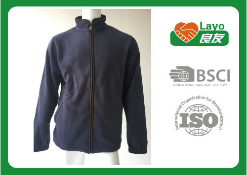 Women Grey Color Warm Padded Jacket 100% Polyester For Go Hiking / Fishing