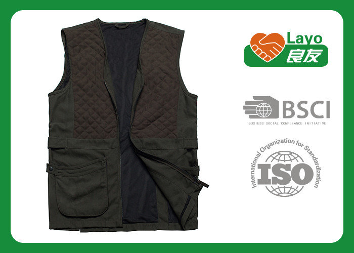 100% Polyester Outdoor Travel Vest Womens With Pockets Various Design