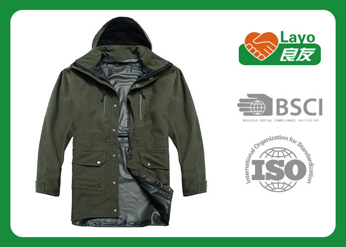 Outdoor Fleece Hunting Jacket , Waterproof Shooting Jacket L-007