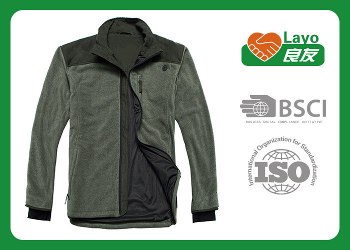 Military Style Olive Hunting Fleece Clothing OEM / ODM Available