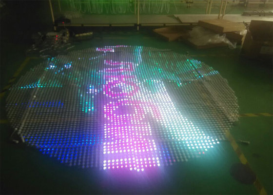 RGB Full Color LED Transparent Irregular Flexible Soft Screen