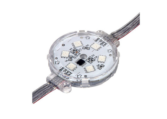 DMX512 50mm Double - Packaging LED Point Lights 2W For Dot Display