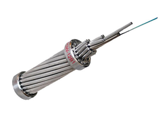 Single Mode OPGW Wire Overhead Stranded Loose Tube PE / AT Out Sheath
