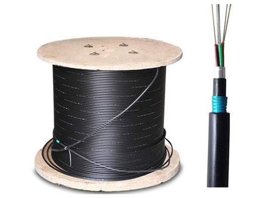 GYTA53 Underground Direct Burial Fiber Optic Cable 2 - 144 Core PE Sheath