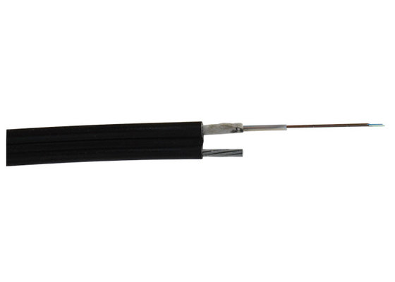 Central Loose Tube 6 Core Fiber Optic Cable , Figure 8 Self Supporting Aerial Cable