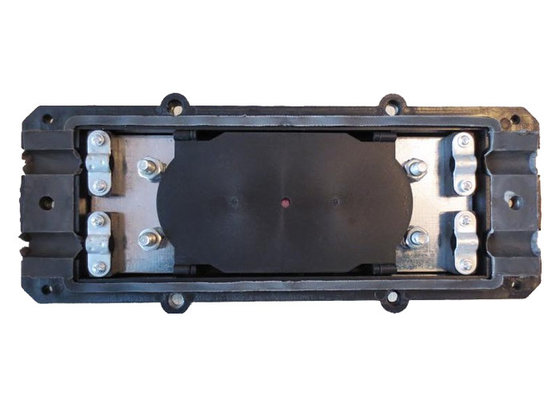 Half Type Optical Fiber Cable Joint Closure 4 Splice Tray 12 - 144 Fiber