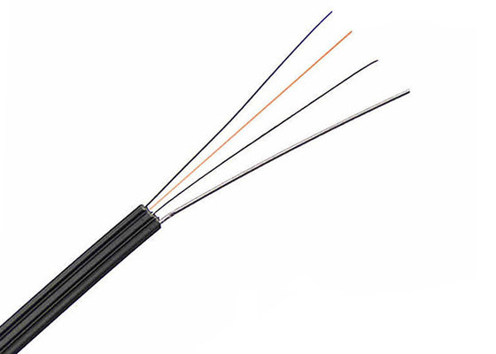 G657 / G652D FTTH Outdoor Fiber Cable Customized Black LSZH Sheath