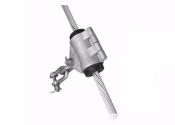 Silver White Aluminum OPGW Hardware Fittings Preformed Alloy Suspension Clamp