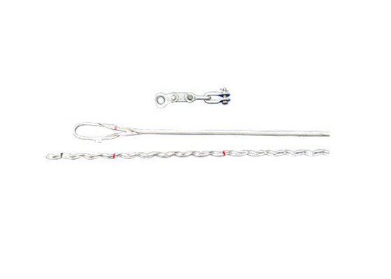 Silver White Cable Tension Clamp , Aerial ADSS Fiber Optic Cable Hardware