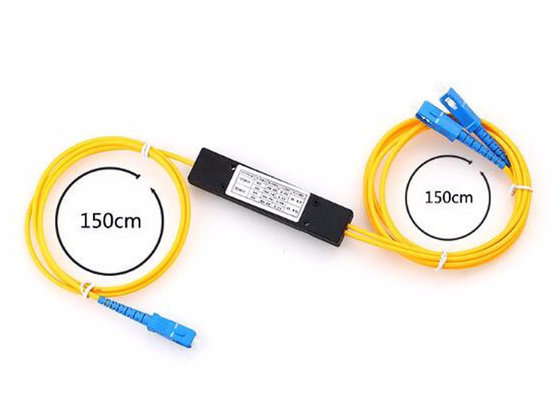 Professional Fiber Optic Cable Accessories 19 Standard 1x N Way Fiber Optic Splitter