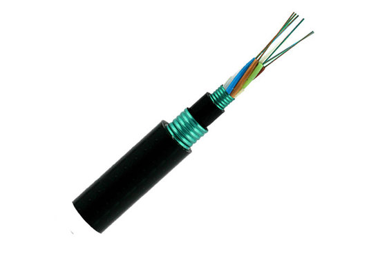 Outdoor 36 Core Fiber Optic Cable , Steel Tape Armored Multi Strand Fiber Optic Cable