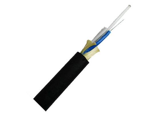 2.5 KN Kevlar Fiber Cable , PE Sheath Dielectric Armored Fiber Optic Cable