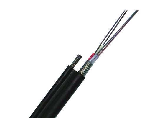 ISO9001 Approval Aerial Fiber Optic Cable , Loose Tube 48 Core Fiber Optic Cable