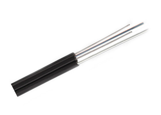 4 Wire Flat Fiber Optic Cable LSZH - Low Smoke Zero Halogen KFRP Strength Member