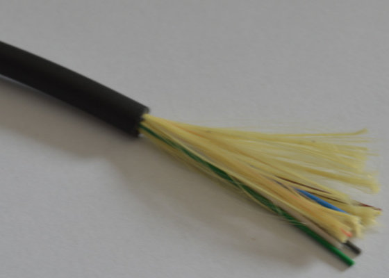 Mobile Filed Military Fiber Optic Cable , TPU Jacket Aramid Yarn Fiber Optic Cable