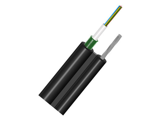 Single Mode Armored Figure 8 Fiber Optic Cable Steel Wire Supported GYXTC8S